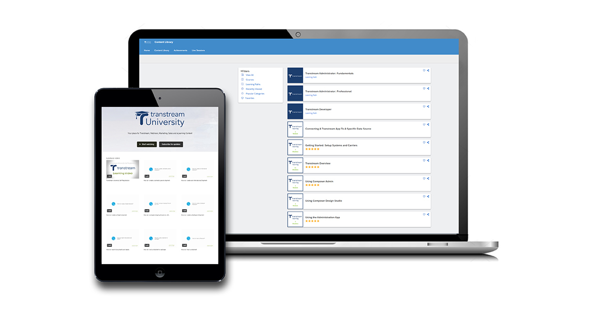 Shipping Savings with Transtream University | Pierbridge
